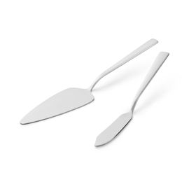 Tchibo - 2-teiliges Tortenbesteck - silber