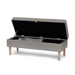 Tchibo - Polsterbank mit Stauraum - 109x43x43cm - braun -