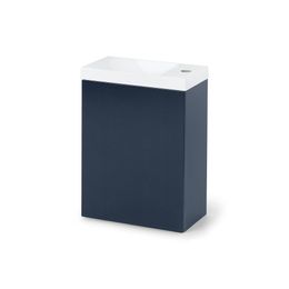 Tchibo - G&auml;ste-WC-Waschbecken - 54,5x39,5x22cm - anthrazit - Holz / Holz