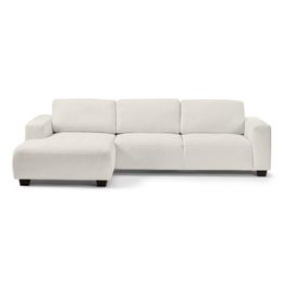 Tchibo - Ecksofa - 294x170x84cm - wei&szlig; - Polyester / Acryl / Baumwolle