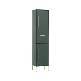 Tchibo - Hochschrank &raquo;Kent&laquo; - 40,5x33x184,5cm - anthrazit - Holz / Metall