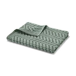 Tchibo - Jacquard-Badetuch - gr&uuml;n