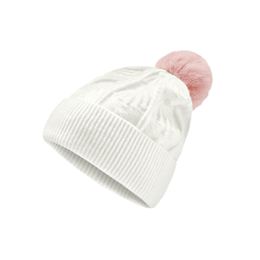 Tchibo - Strickm&uuml;tze mit Bommel - creme