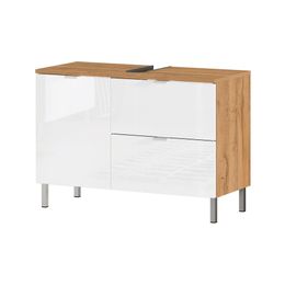 Tchibo - Waschbeckenunterschrank &raquo;Mauresa&laquo; - 80x34x56cm - braun - Holz