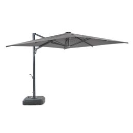 Leco Premium-Ampelschirm - 84x84x19cm - anthrazit -