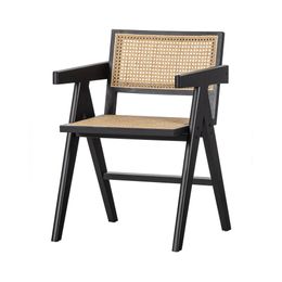 Tchibo - Woood Esszimmerstuhl &raquo;Gunn&laquo; - 54x54x80cm - schwarz - Holz