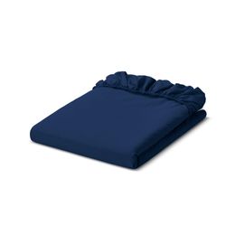 Tchibo - Perkal-Spannbettlaken - blau