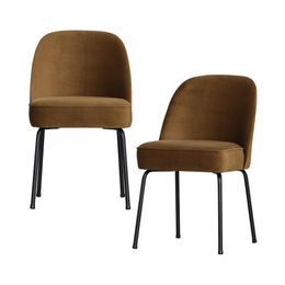 Tchibo - Woood Esszimmerstuhl &raquo;Vogue&laquo; - 50x57x83cm - gelb - Polyester