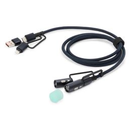 Tchibo - 3-in-1-Ladekabel mit Licht und Feuerzeug - beige