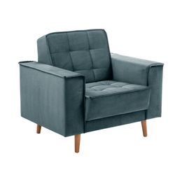 Max Winzer Sessel &raquo;Jolene&laquo; - 100x78x84cm - braun - Polyester / Holz / Buchenholz