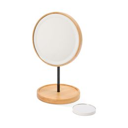 Tchibo - LED-Kosmetikspiegel mit zus&auml;tzlicher 5-fach-Vergr&ouml;&szlig;erung - naturfarben