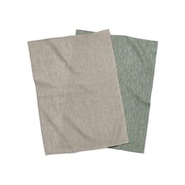 Tchibo - 2 Leinen-Geschirrt&uuml;cher - beige