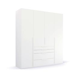 Rauch Kleiderschrank &raquo;Purisma&laquo; mit Schubladen - 201x60x223cm - wei&szlig; - Holz / Holz
