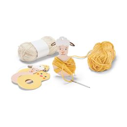 Tchibo - Oster-Pompon-Bastel-Set - wei&szlig;