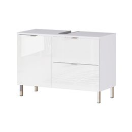 Tchibo - Waschbeckenunterschrank &raquo;Mauresa&laquo; - 80x34x56cm - chrom - Holz
