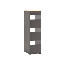 Tchibo - Hochschrank &raquo;Solea&laquo; - 45x60x155cm - anthrazit - Holz / Metall / Kunststoff