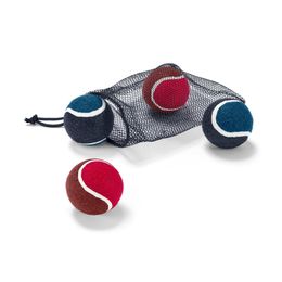 Tchibo - 4 Hunde-Spielzeugb&auml;lle - blau