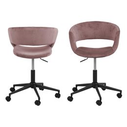 Tchibo - B&uuml;rostuhl - 56x54x87cm - ros&eacute; -