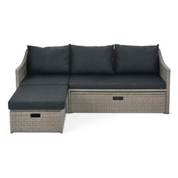 Tchibo - Lounge-Schlafsofa &raquo;Thore&laquo; mit Ausziehfunktion - 204,5x78x84cm - anthrazit -
