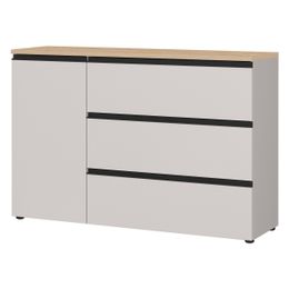 Tchibo - Kommode &raquo;Cormano&laquo; - 135x41x91cm - schwarz - Holz / Metall / Kunststoff