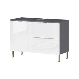 Tchibo - Waschbeckenunterschrank &raquo;Mauresa&laquo; - 80x34x56cm - chrom - Holz