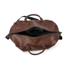 Tchibo - Leder-Weekender - dunkelbraun