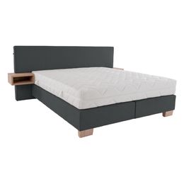 Tchibo - Boxspringbett &raquo;Davina&laquo; - 267x213x110cm - dunkelgrau - Holz / Polyester / Polyester