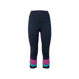 Tchibo - 3/4-Sporttight - Damen - Gr. XL - dunkelblau/gestreift