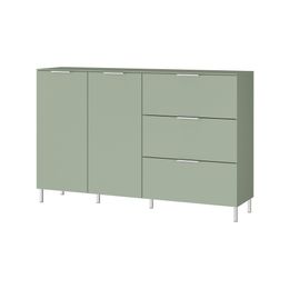 Tchibo - Sideboard &raquo;Kenora&laquo; - 151x40x98cm - silber - Holz / Metall / Kunststoff