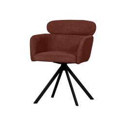 Tchibo - Woood 2er-Set Esszimmerst&uuml;hle &raquo;Fenne&laquo; - 58x60x80cm - schwarz - Polyester / Metall