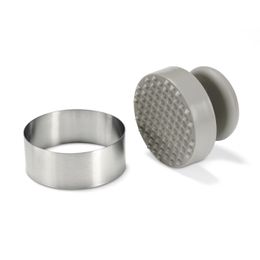 Tchibo - Burgerpresse - silber