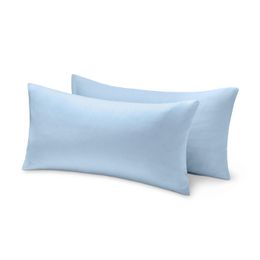 Tchibo - 2 Jersey-Kopfkissenbez&uuml;ge - blau