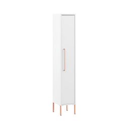 Tchibo - Highboard &raquo;Sari&laquo; - 25x30x154,5cm - wei&szlig; - Holz / Stahl / Metall