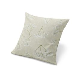 Tchibo - Dekokissen-Bezug mit Schleierkraut-Print - beige