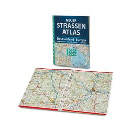Tchibo - Buch: Neuer Stra&szlig;en-Atlas Deutschland/Europa 2025/2026