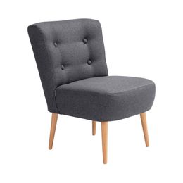 Tchibo - Cocktail-Sessel &raquo;Fiona&laquo; - 58x68x78cm - braun - Polyester / Buchenholz / Holz