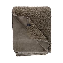 Tchibo - Sch&ouml;ner WOHNEN-Kollektion Wohndecke &raquo;Teddy&laquo; - taupe