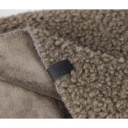 Tchibo - Sch&ouml;ner WOHNEN-Kollektion Wohndecke &raquo;Teddy&laquo; - taupe