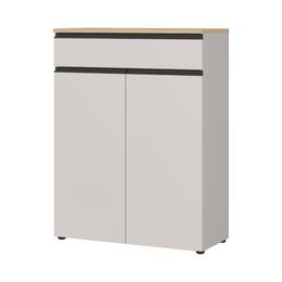 Tchibo - Schuhschrank &raquo;Cormano&laquo; - 90x41x120cm - schwarz - Holz / Metall / Kunststoff