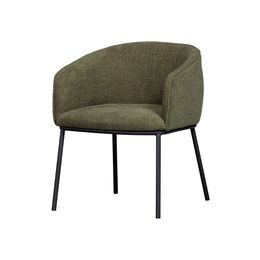 Tchibo - Woood Stuhl &raquo;Leon&laquo; - 61x63x77cm - gr&uuml;n - Polyester / Metall