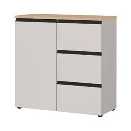 Tchibo - Kommode &raquo;Cormano&laquo; - 90x41x91cm - schwarz - Holz / Metall / Kunststoff
