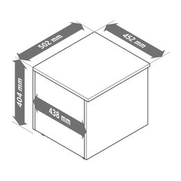 Tchibo - Rollbare Stauraumtruhe - 50x45x40,5cm - wei&szlig; -