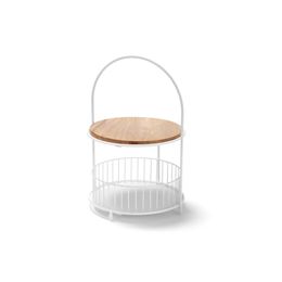 Tchibo - Etagere mit Brotkorb - braun