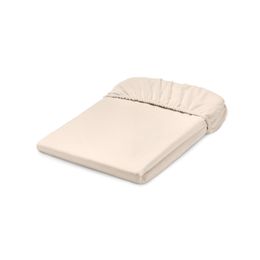 Tchibo - Biber-Spannbettlaken - creme