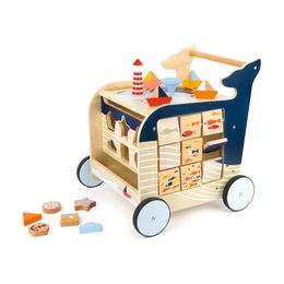 Small Foot Activity Lauflernwagen &raquo;Wal&laquo; - dunkelblau