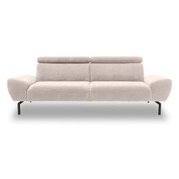 DOMO collection 2-Sitzer &raquo;Cabarini&laquo; - 216x96x83cm - schwarz -