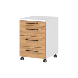 Tchibo - Rollcontainer &raquo;Profi&laquo; - 42x49x61cm - braun - Holz