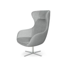Tchibo - Ohrensessel &raquo;Soul&laquo; - 77x81x113cm - chrom - Polyester / Metall
