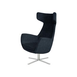 Tchibo - Ohrensessel &raquo;Claire&laquo; - 76x76x121cm - blau - Polyester / Metall / Metall