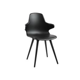 Tchibo - Stuhl &raquo;T2020&laquo; mit Kunststoffbeinen - 45x53x86cm - schwarz - Polypropylen / Kunststoff